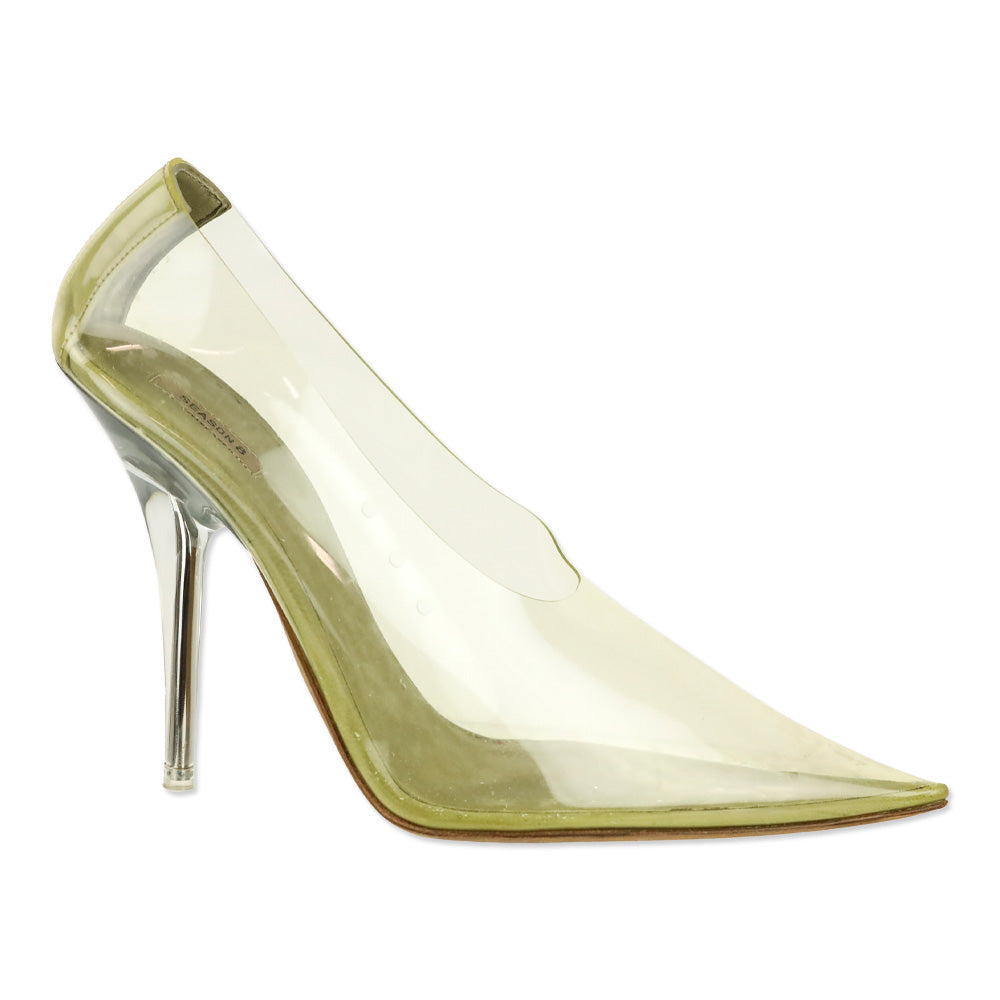 Yeezy Season 8 Clear Soft PVC 110mm Pump | DBLTKE Luxury Consignment ...